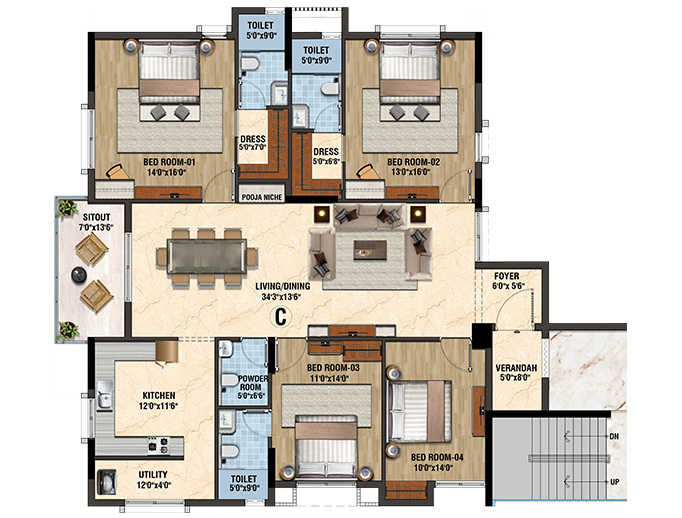 Podium Floor Plan | Viewfloor.co