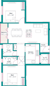 Sai Chenthur Flats Floor Plan Selaiyur, Chennai