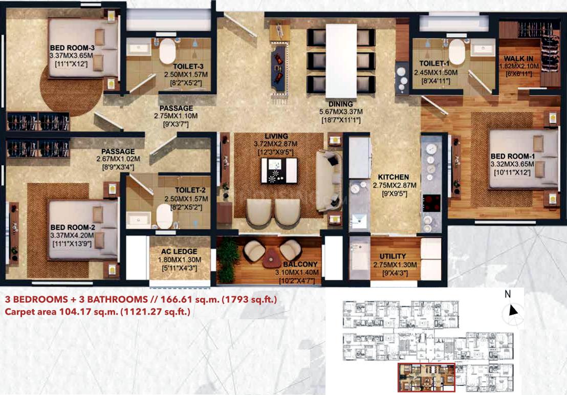 Brigade Residences in Perungudi, Chennai - Price, Reviews & Floor Plan