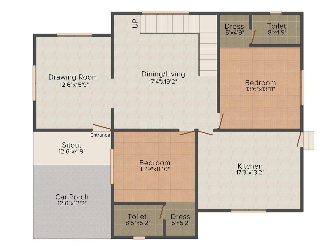 Blossom Flora Gardens Floor Plan Veliyathunadu, Aluva