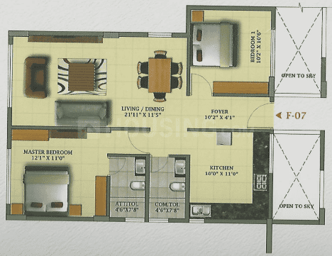 MRG Shambhavi Residency Floor Plan Gandhinagar, Hubali-Dharwad