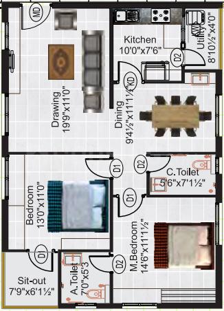 Mandadi Magnus in Miyapur, North Hyderabad - Price, Reviews & Floor Plan
