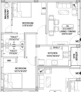 ATH Stargate Floor Plan Pammal, Chennai
