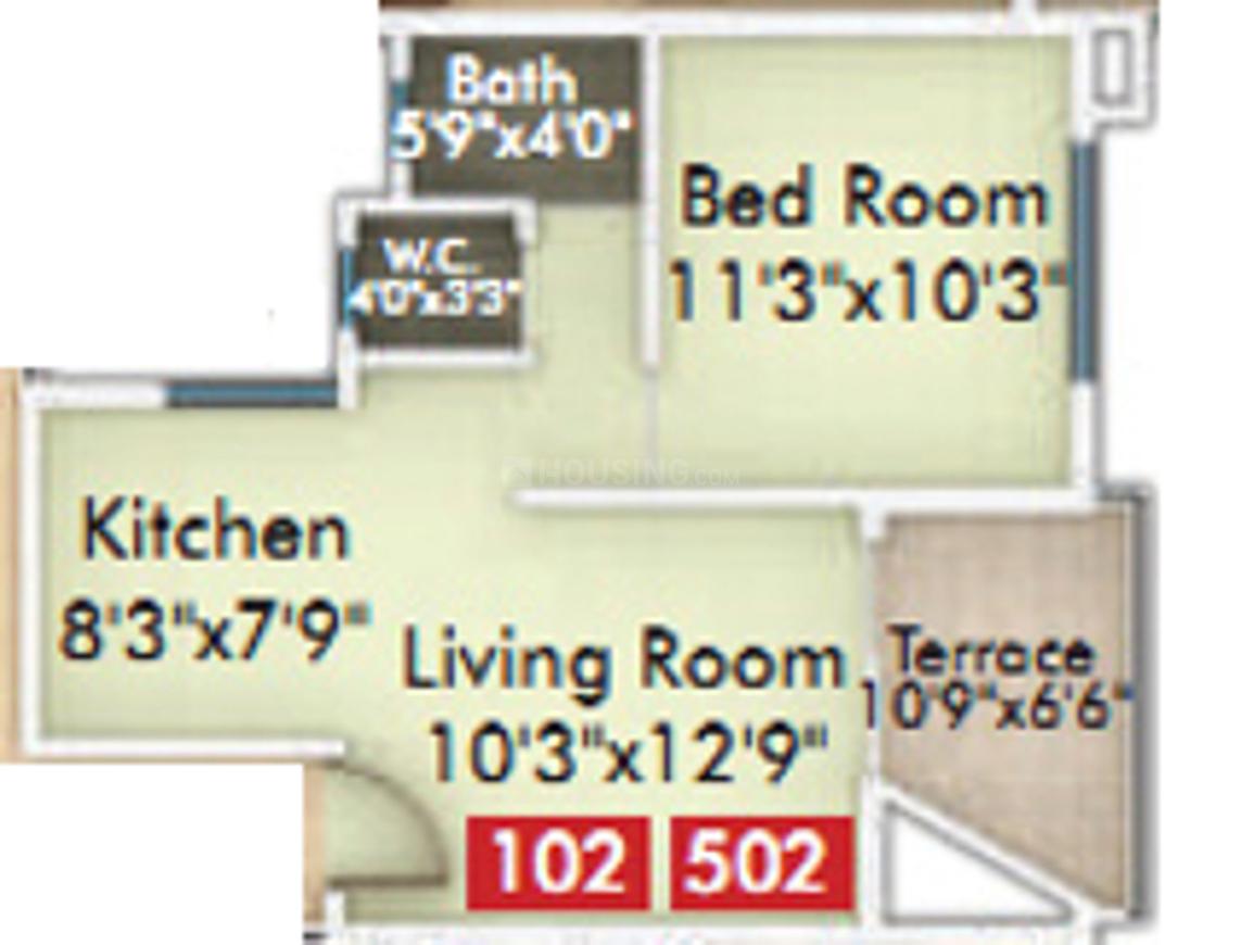Midas Regency Floor Plan Talwade, Pune