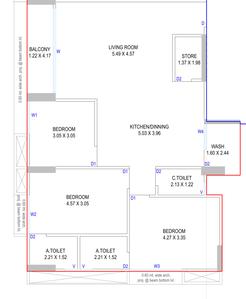 Classic Pratishtha Classic Floor Plan Kamrej, Surat