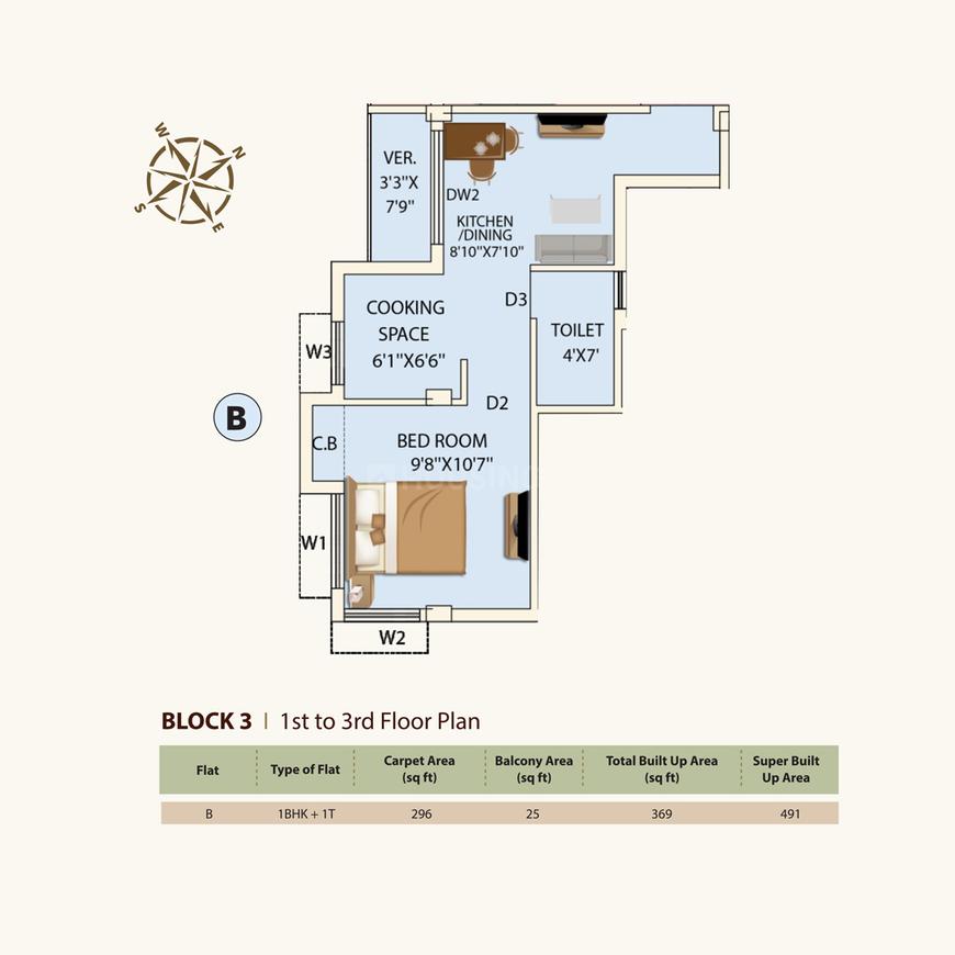 Eden Tolly Court Floor Plan Kabardanga, Kolkata