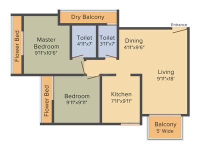 Greenfield Marigold in Thane West, Thane - Price, Reviews & Floor Plan
