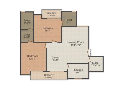 Preet Rohit Residency Floor Plan Gomti Nagar, Lucknow