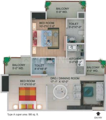 Supertech Cape Town in Sector 74, Noida - Price, Reviews & Floor Plan