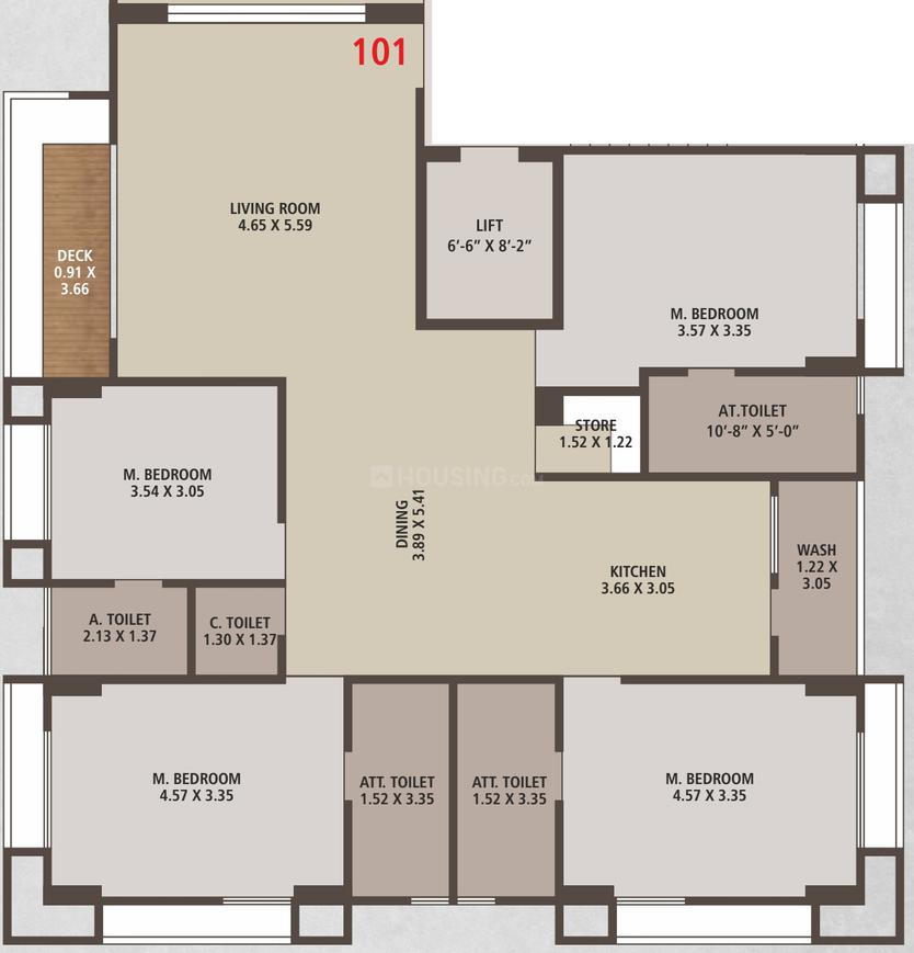 Arham Veer Swastik Icon Floor Plan Bhatha, Surat