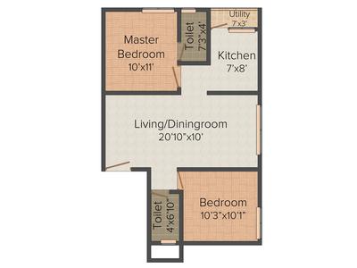 Winner Visaka Floor Plan Madambakkam, Chennai