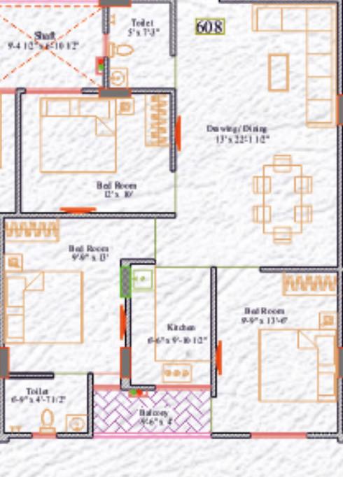 Parth Residency V Floor Plan Mansarovar, Jaipur