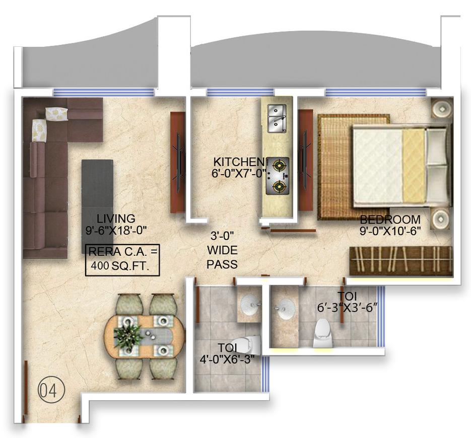 Sky Annex Floor Plan Chembur, Mumbai