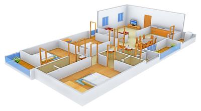 K V Wind Flower Location Map Bariatu, Ranchi