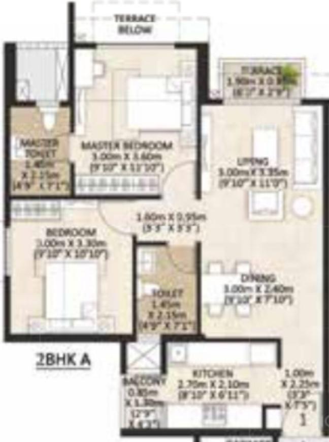 Mahindra Centralis Tower 1 Floor Plan Pimpri, Pune