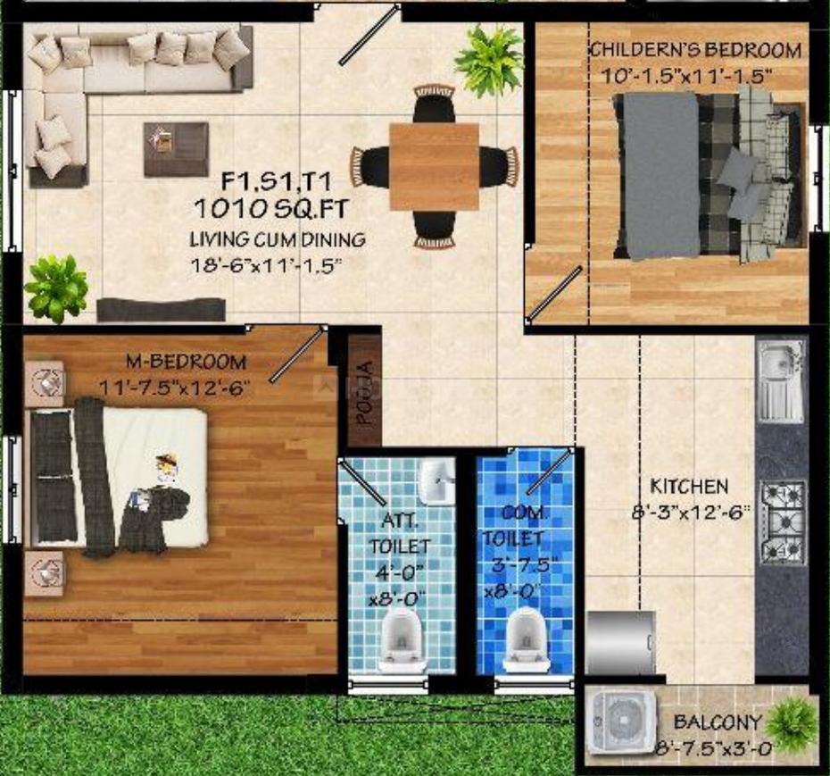 Vasiyam Aspire Floor Plan Sithalapakkam, Chennai