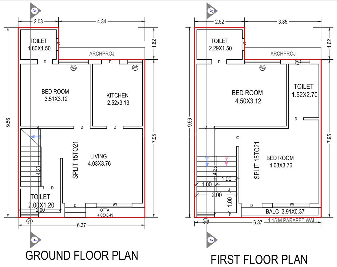 Aavas Aalap Bunglows Floor Plan Sanand, Ahmedabad