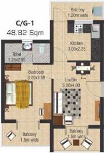 Naifer K B Enclave Location Map Colvale, Goa