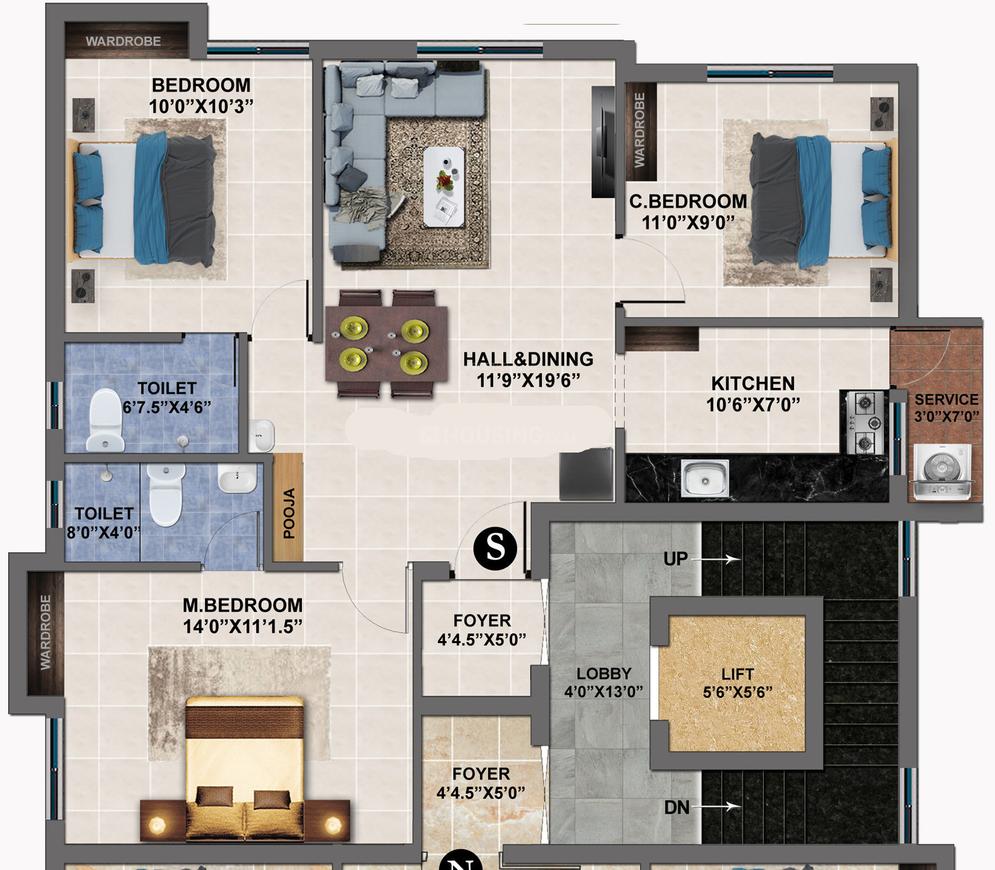 MP Minerva in Pallavaram, Chennai south - Price, Reviews & Floor Plan