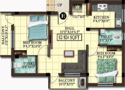 MP Dhatri Floor Plan Thiruneermalai, Kolathuvancheri