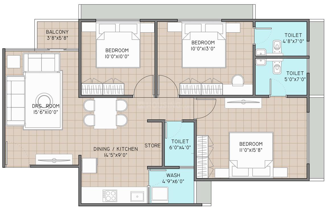 Sun Crest Floor Plan Bhadaj, Ahmedabad
