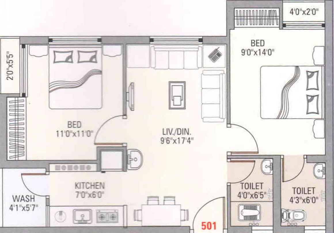 Rameshwar Avadh Complex in Mavdi, Rajkot - Price, Reviews & Floor Plan