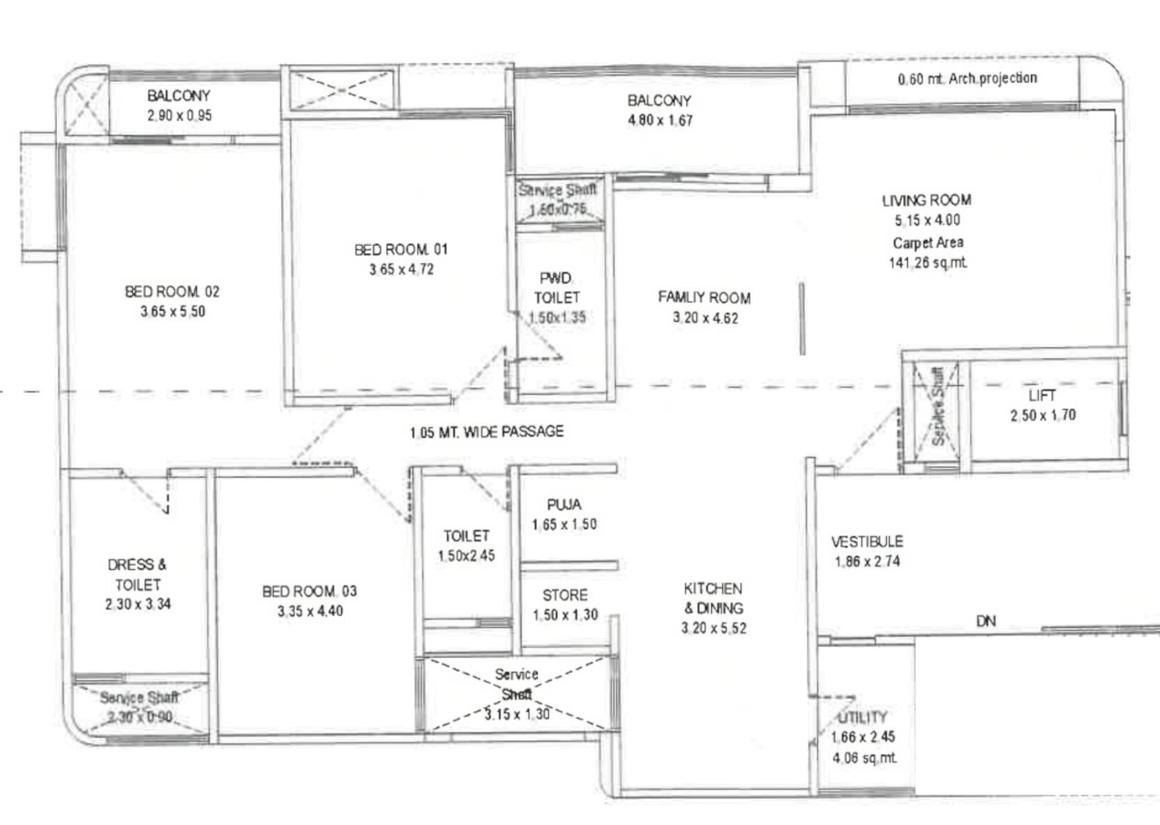 Octane Nilamber Bellissimo 4 Floor Plan Bhayli, Vadodara