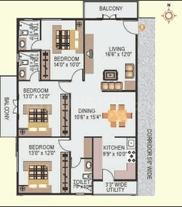 Retreat Gardens Location Map K R Puram, Bangalore