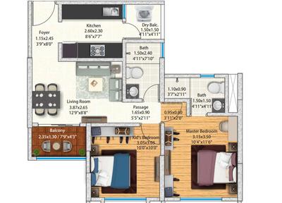 Geras Planet Of Joy Location Map Upper Kharadi, Pune
