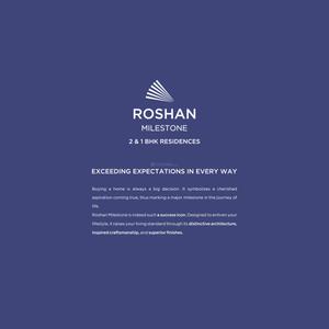 Roshan Milestone in Tathawade - Price, Reviews & Floor Plan