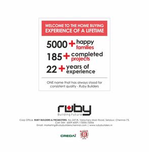 Ruby Royal Tower in Mannivakkam - Price, Reviews & Floor Plan