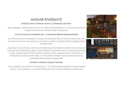Akshar River Gate in Rasayani - Price, Reviews & Floor Plan
