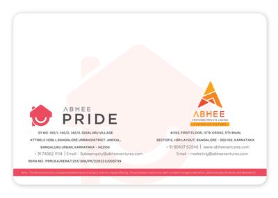 Abhee Pride Brochure Iggalur, Bangalore