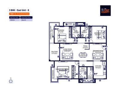 NSL East County Tower II in Uppal - Price, Reviews & Floor Plan