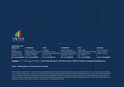 Sattva Ashraya in Bidadi, Bangalore - Price, Reviews & Floor Plan