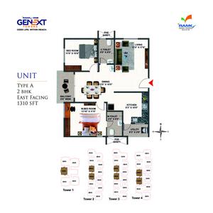 Ramky One Genext Towers in Uppal - Price, Reviews & Floor Plan