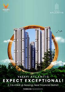 VASAVI ATLANTIS in Narsingi, West Hyderabad - Price, Reviews & Floor Plan