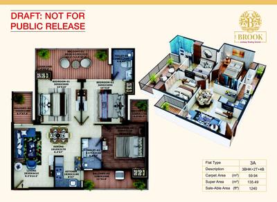Fusion The Brook in Noida Extension, Noida - Price, Reviews & Floor Plan